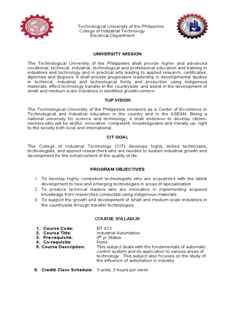 Industrial Automation Course Guide | PDF