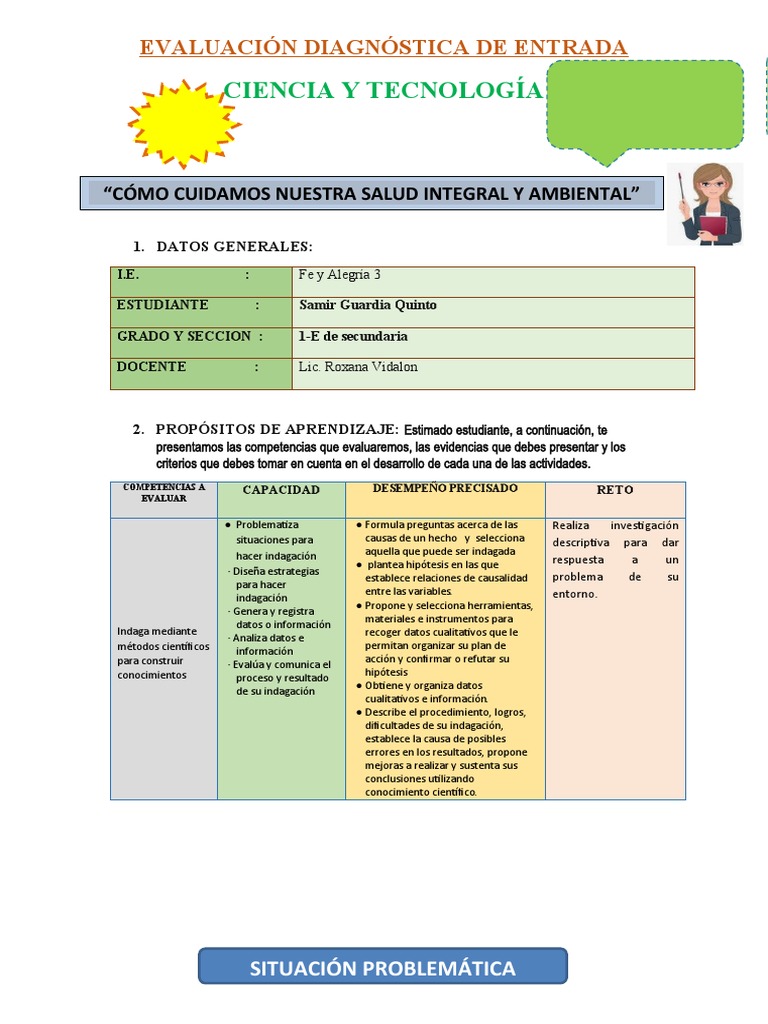 Actividad 2, 1ro de Sec. | PDF