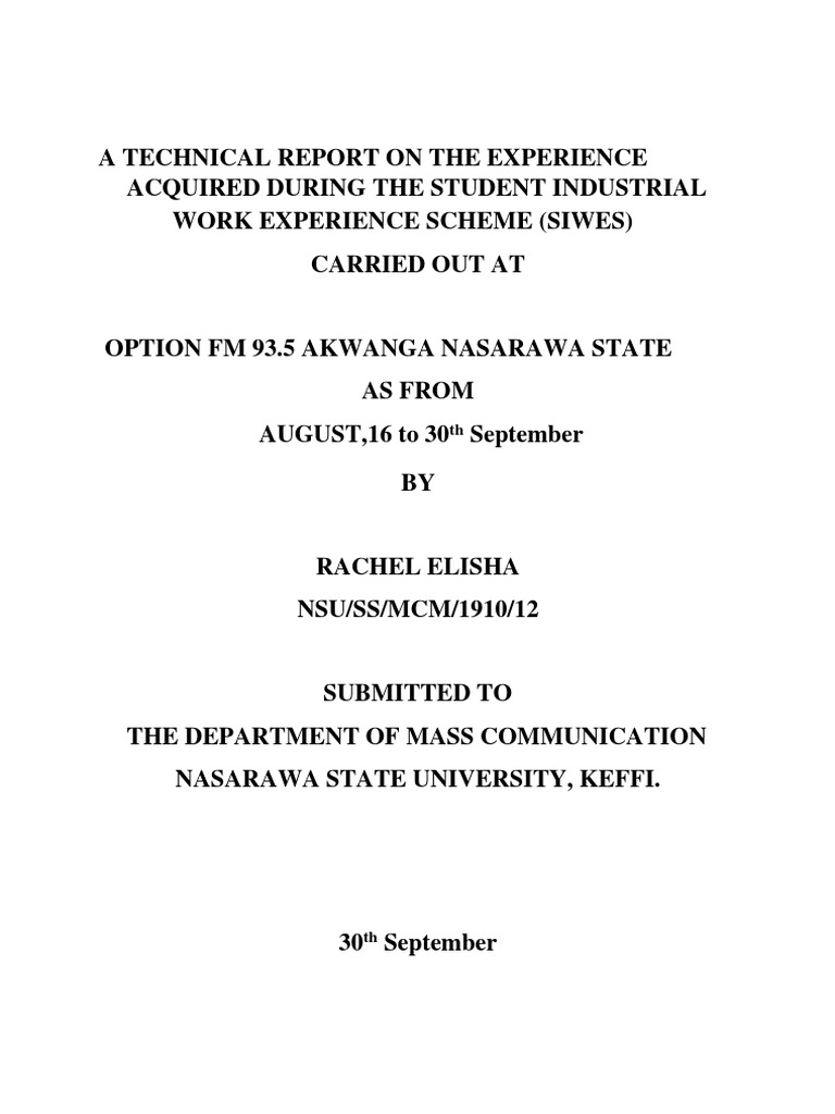 Industrial Training Report | PDF