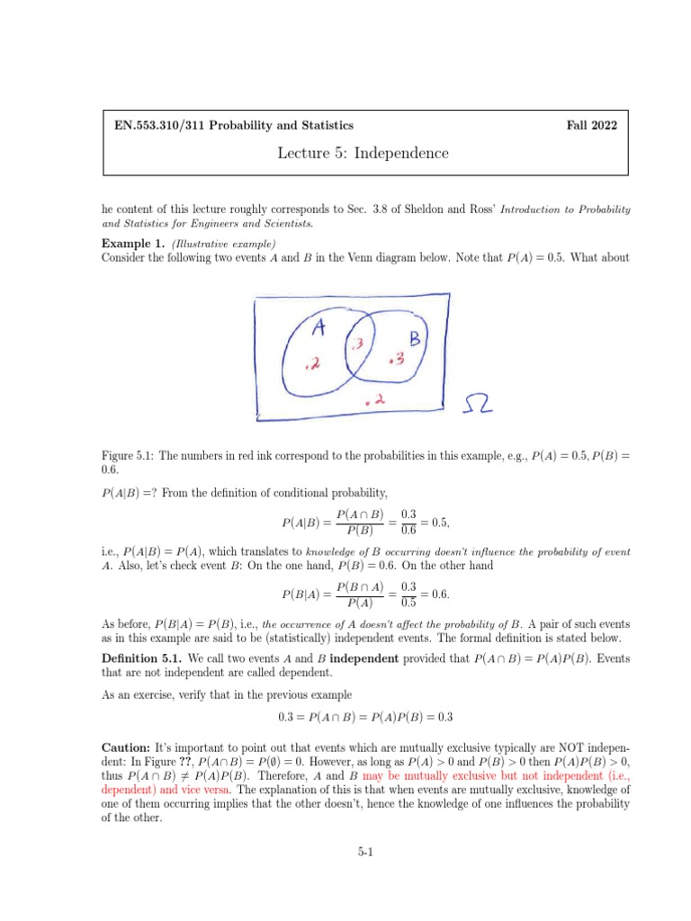Lecture 05 | Download Free PDF | Probability | Logic Lecture 05 | Download Free PDF | Probability | Logic