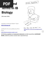 Ap Bio Task Verbs | PDF | Hypothesis | Evidence