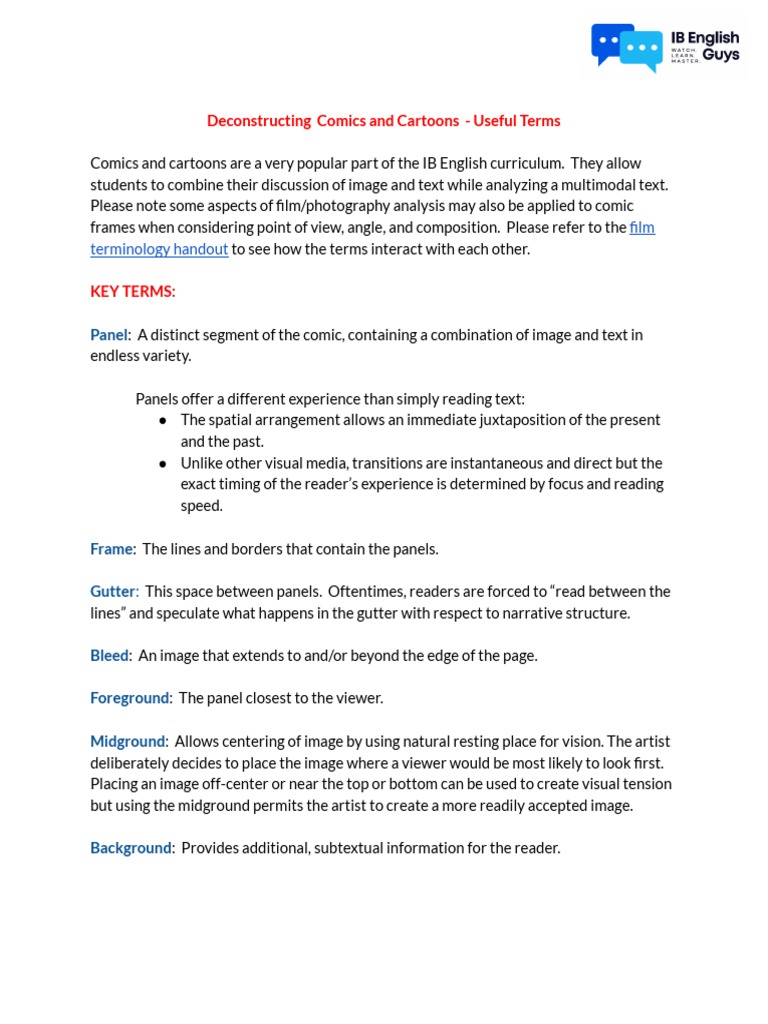 Comics and Cartoon Techniques | PDF | Language Arts & Discipline