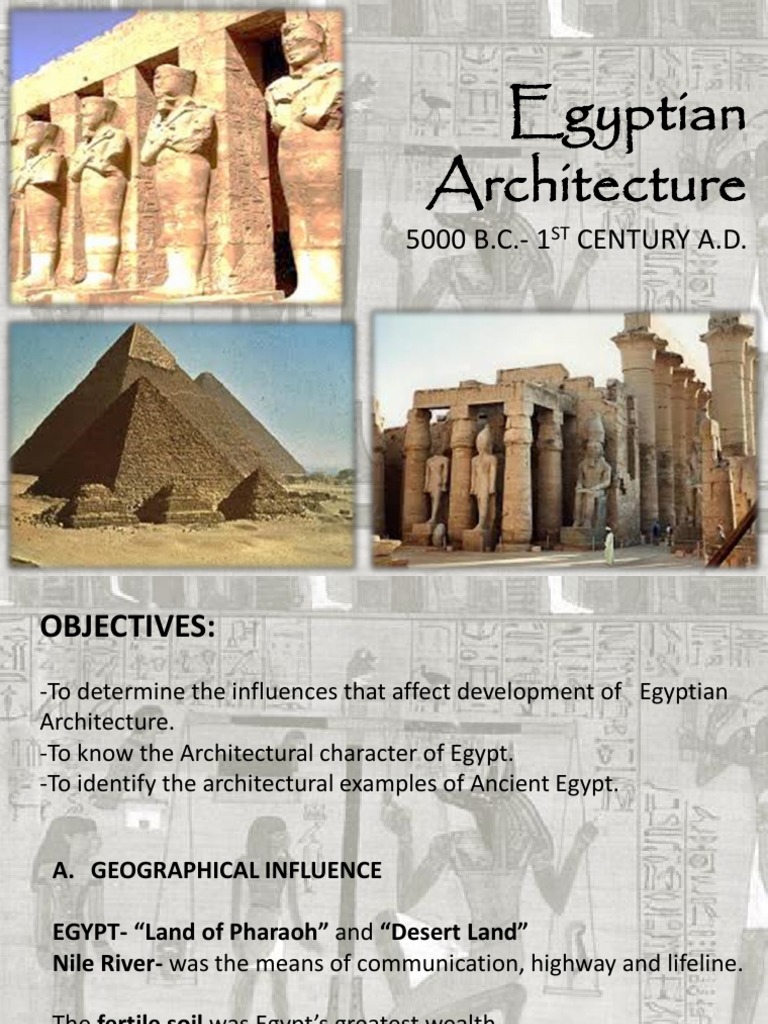 Egyptian Architecture | PDF