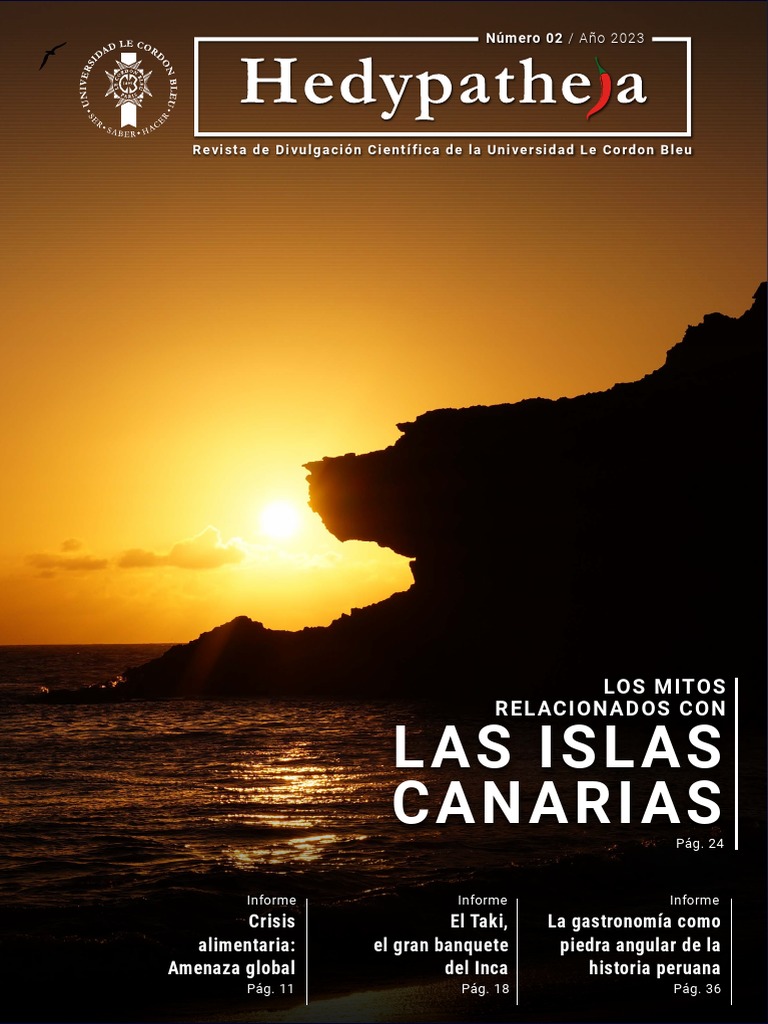 HEDYPATHEIA - Segunda Edición (Año 2023) | PDF | Islas Canarias | Hambre