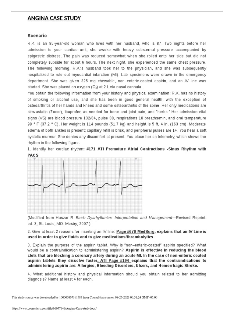 87EOLT49D | PDF | Myocardial Infarction | Cardiovascular System