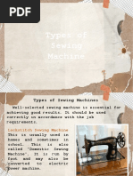 Presentation On Sewing Machines | PDF | Sewing Machine | Crafts
