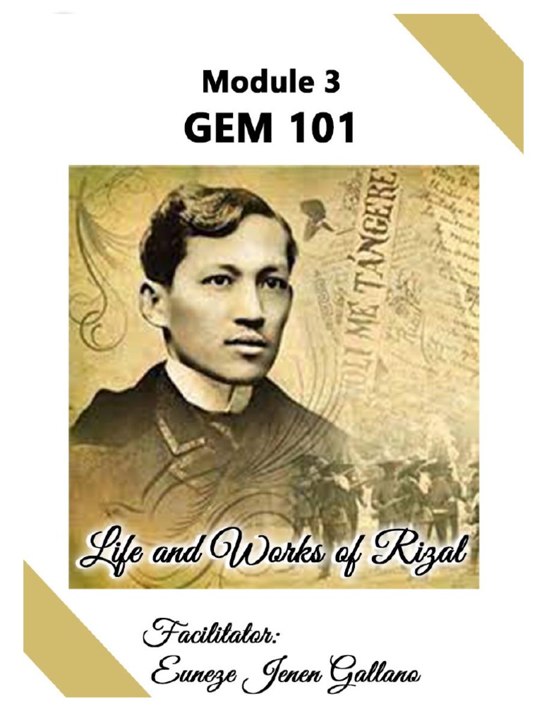 Rizal Module 3 and 4 PDF | Download Free PDF | Cost Of Living