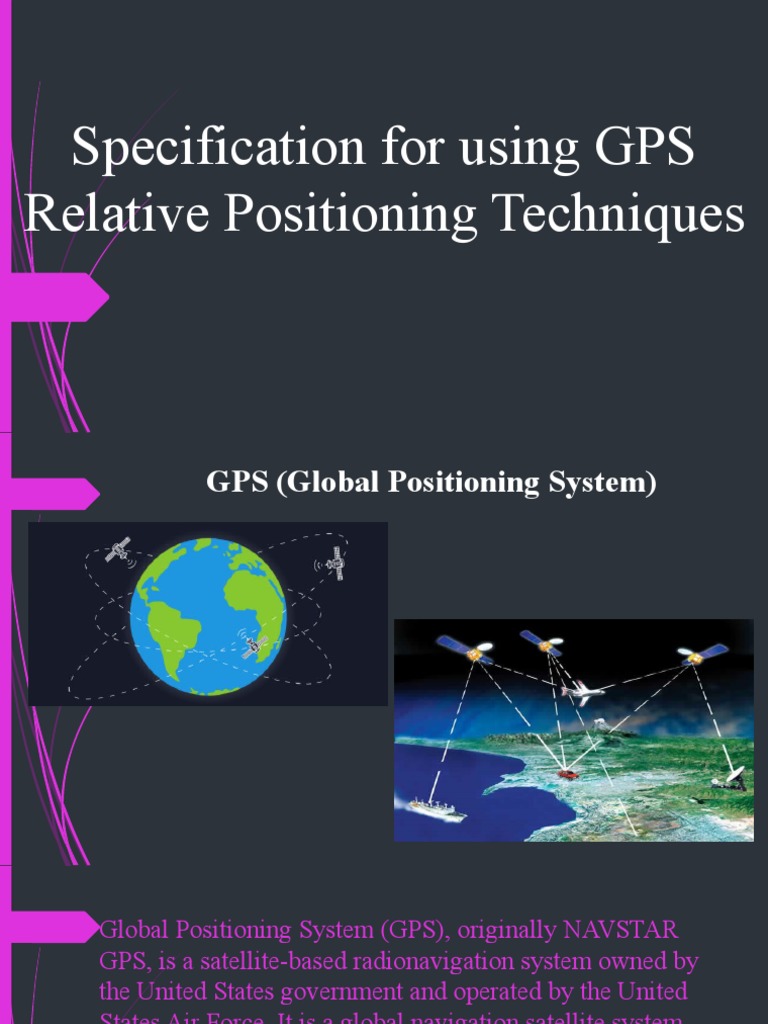 Specification For Using GPS Relative Positioning Techniques | PDF