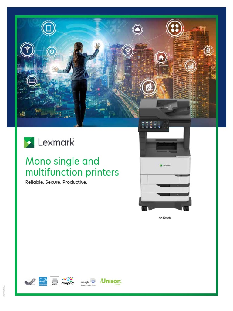 Lexmark Multifunction Printers Overview | PDF | Computer Science ...