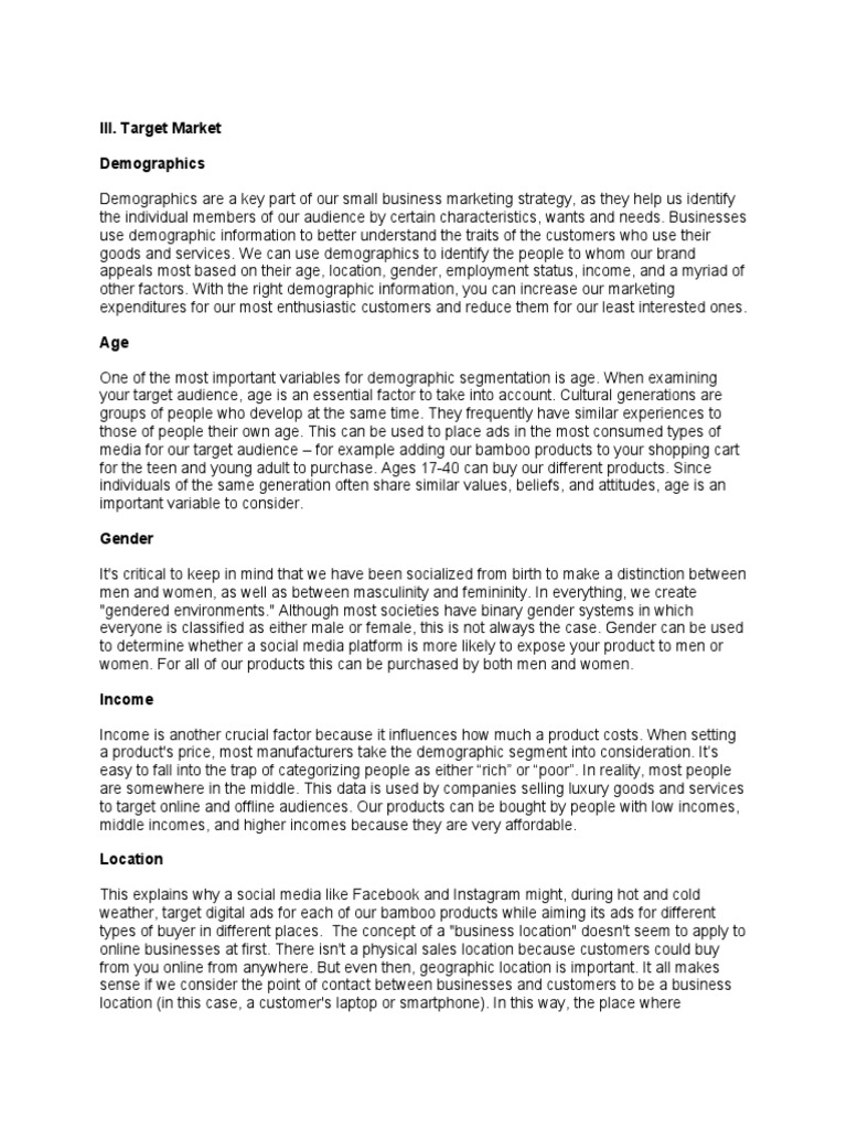 Demographics | Download Free PDF | Consumer Behaviour | Behavior