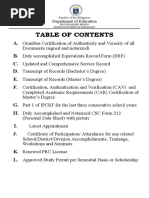 Pertinent Papers and Table of Contents | PDF