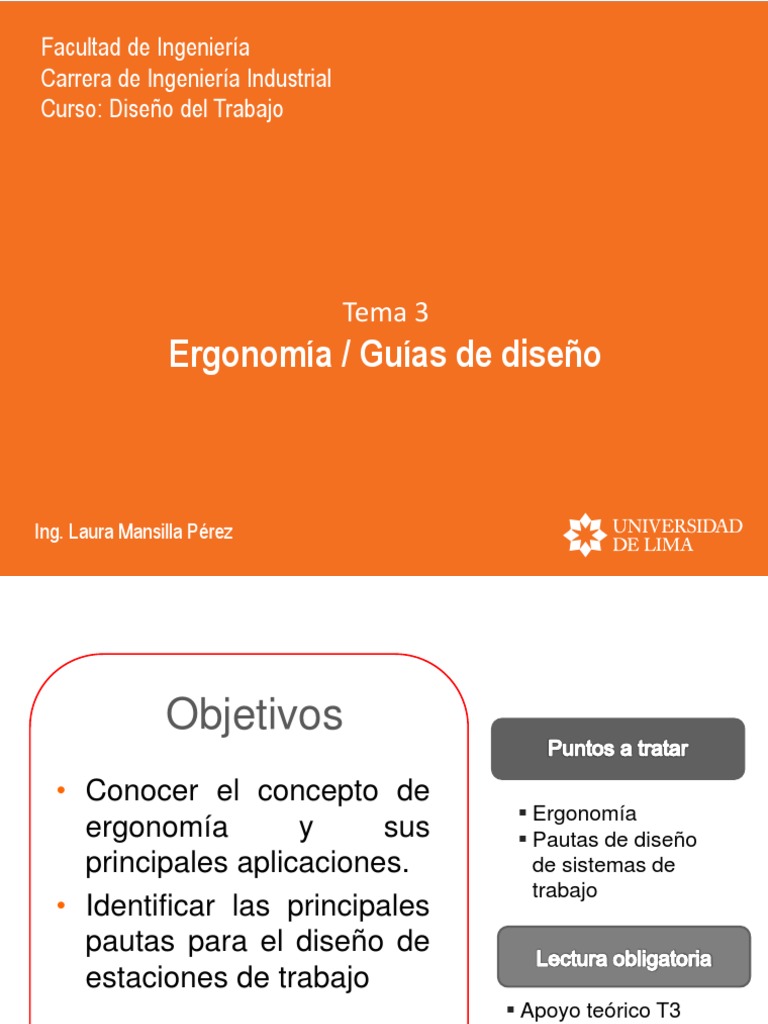T3 Ergonomia - Guias de Diseño | PDF | Factores humanos y ergonomía | Herramientas