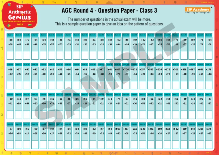 AGC 2022 R4 QP Class 3.6fad1a83 | PDF