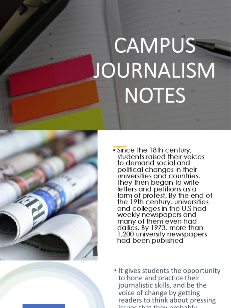Campus Journalism 1.1 | PDF | Journalism