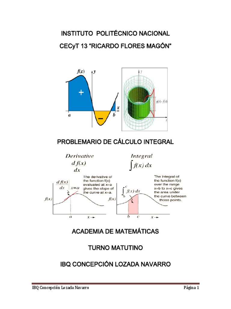 Problemario Calculo Integral. | PDF | Excedente económico | Integral