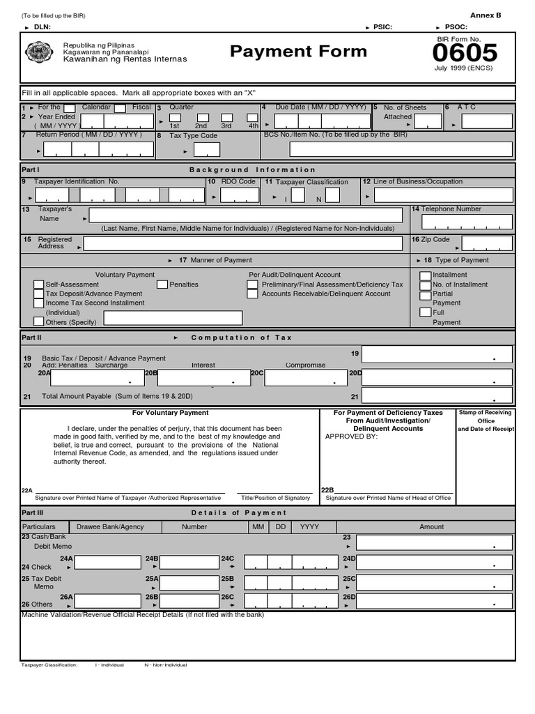 Payment Form | PDF | Taxes | Taxpayer