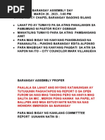 Fiesta Solicitation Letter | PDF