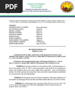 BDC Reso Approving BPOPS | PDF | Government