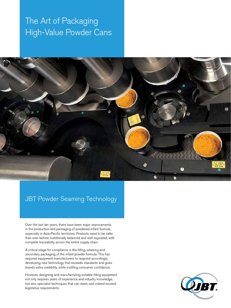 JBT White Paper Powder Packaging Technology EN | PDF | Infant Formula ...