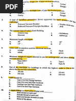Master Plumbing Past Board Exam | PDF