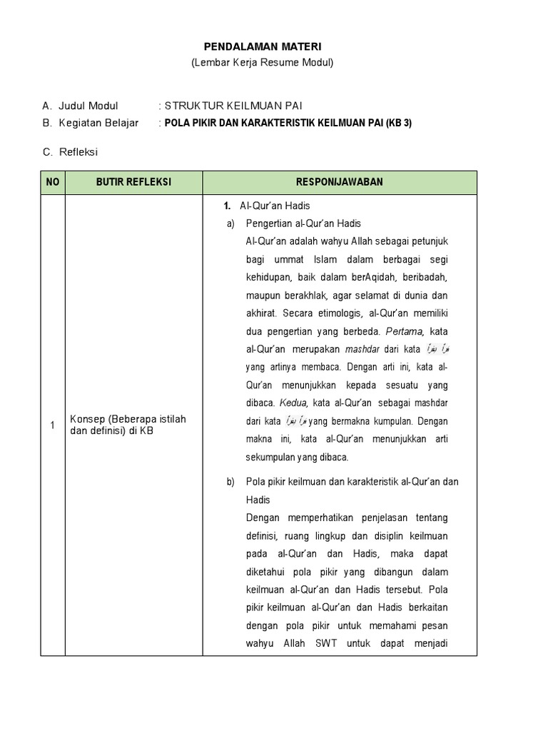 Resume KB 3 Baru | PDF | Sains & Matematika | Agama & Spiritualitas