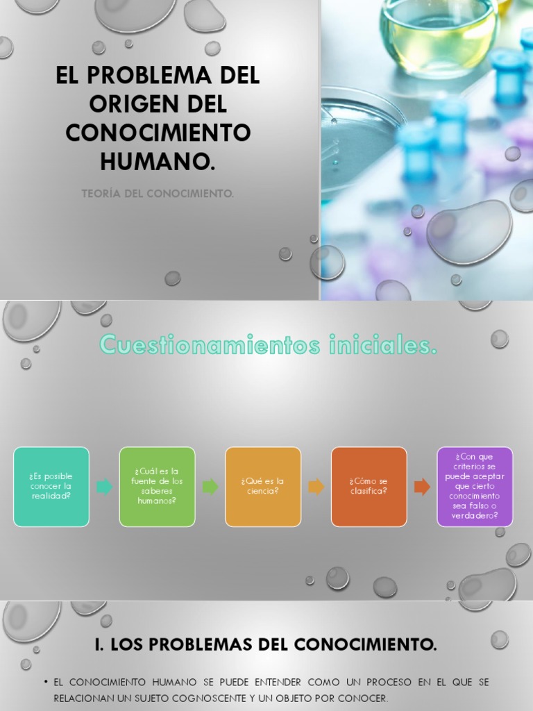 El Problema Del Origen Del Conocimiento Humano | PDF | Conocimiento ...