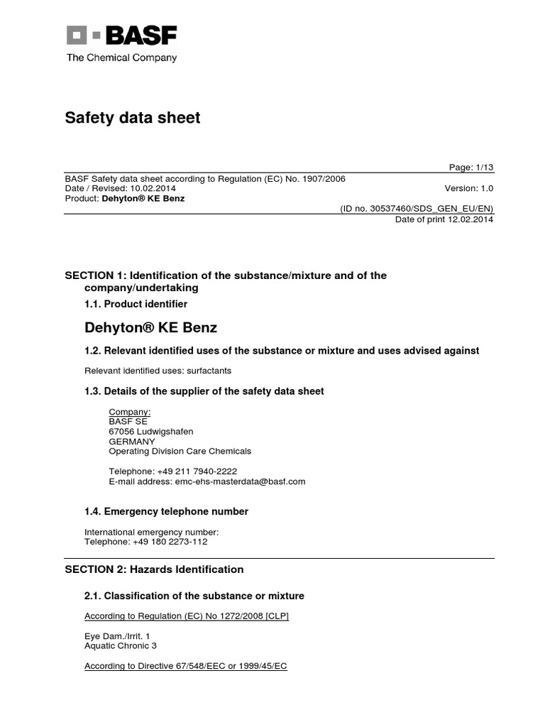 Dehyton Ke Benz | PDF