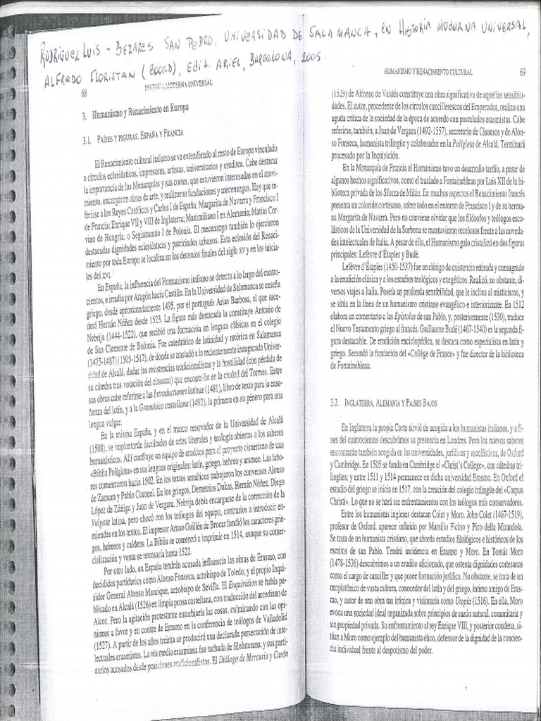 Floristán - Humanismo y Renacimiento | PDF Floristán - Humanismo y Renacimiento | PDF