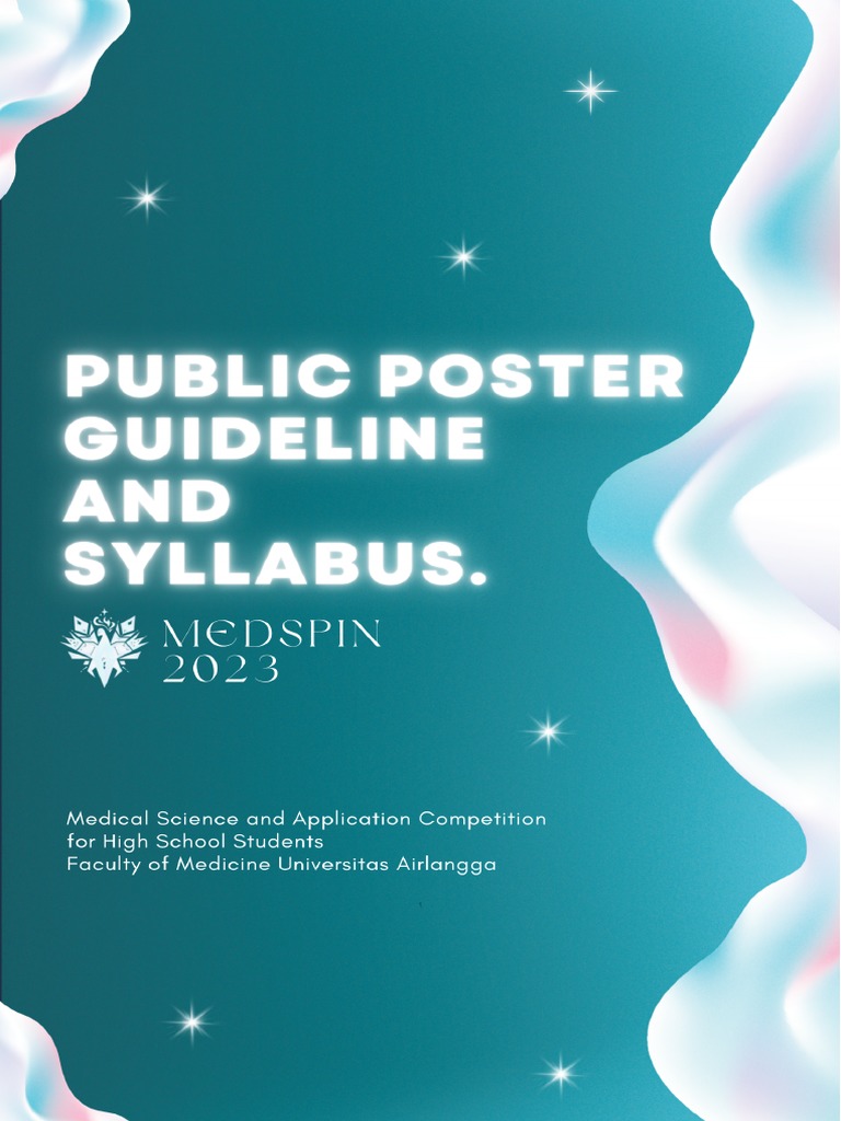 Guideline Preliminary Public Poster MEDSPIN 2023 | PDF