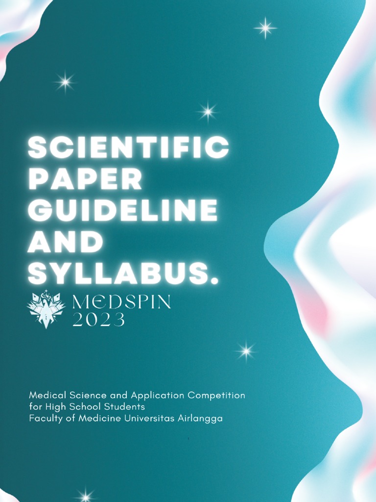 Guidelines of Scientific Paper MEDSPIN 2023 | PDF
