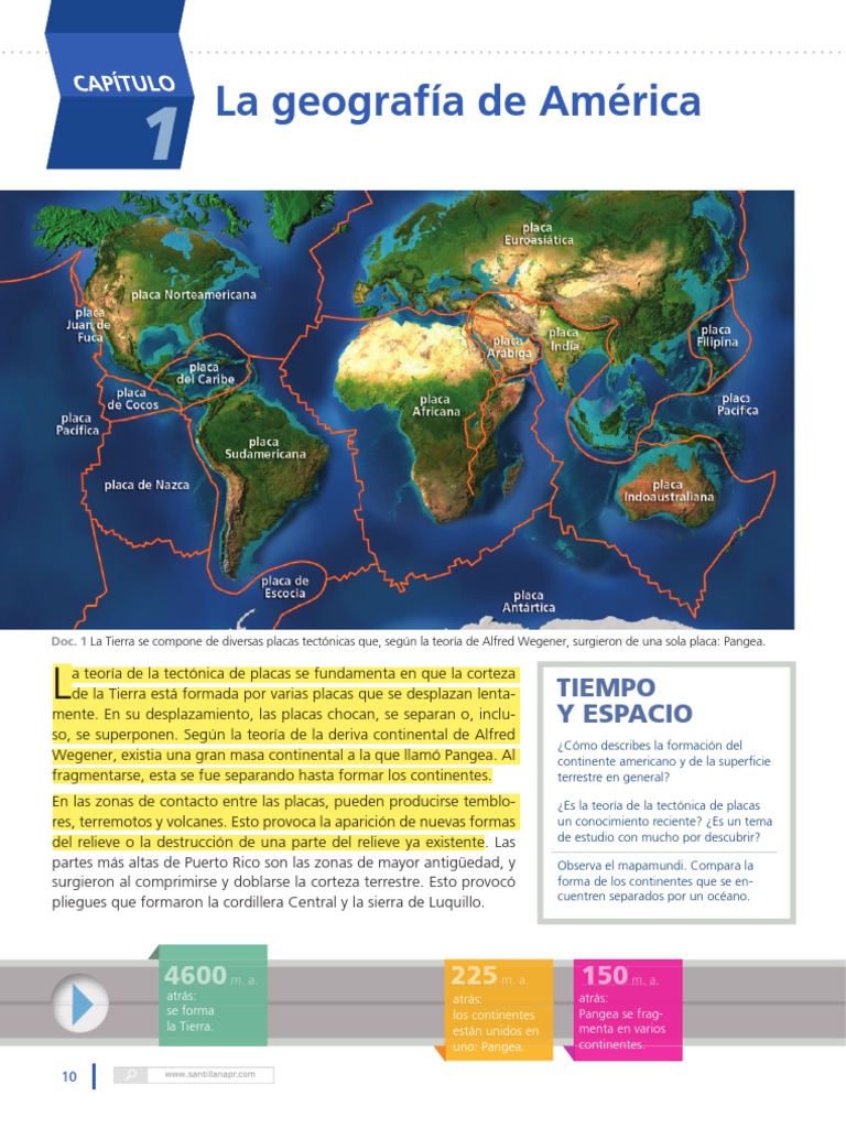 Capitulo 1 La Geografia de America 1 | PDF | Clima | Américas