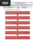 Working at Heights Rescue Procedure | PDF | Emergency | Major Trauma