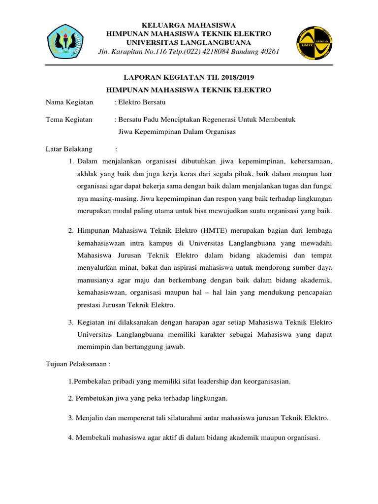LPJ LDKM Jadi | PDF