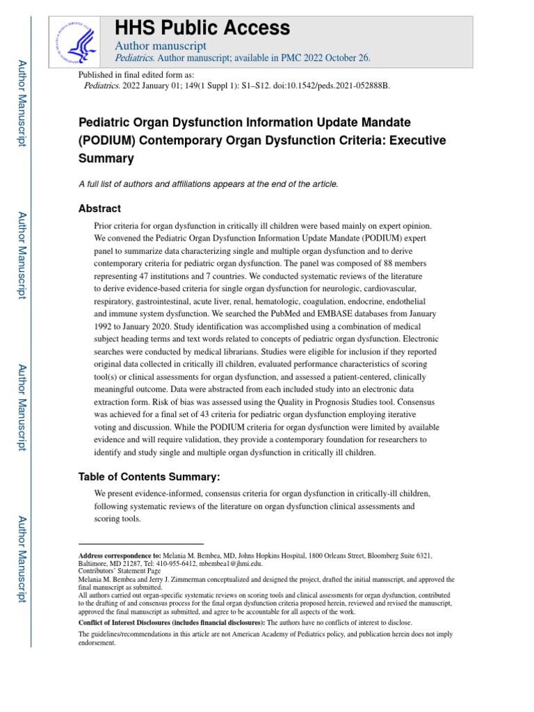 Podium | PDF | Intensive Care Medicine | Systematic Review