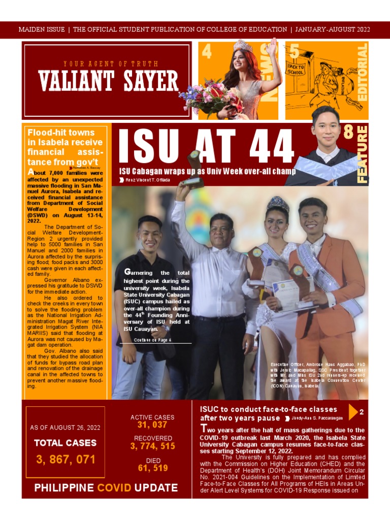 Valiant Sayer Campus Journ | PDF | Sergey Lavrov | Inflation