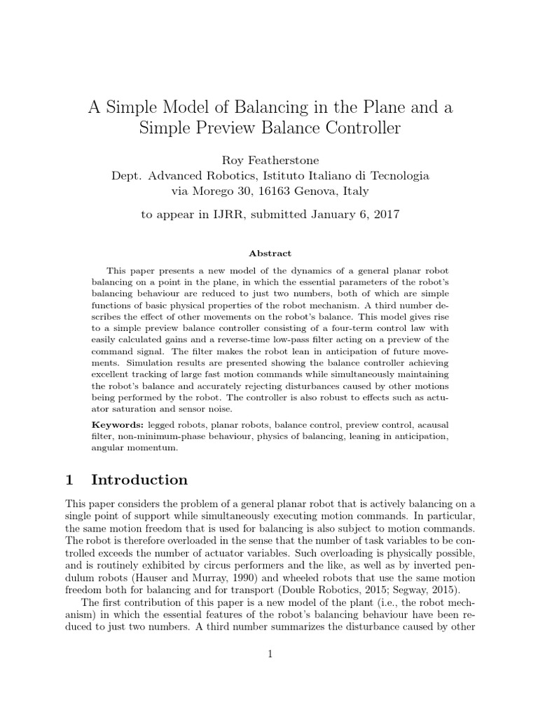 Preview Balance 2 D | PDF