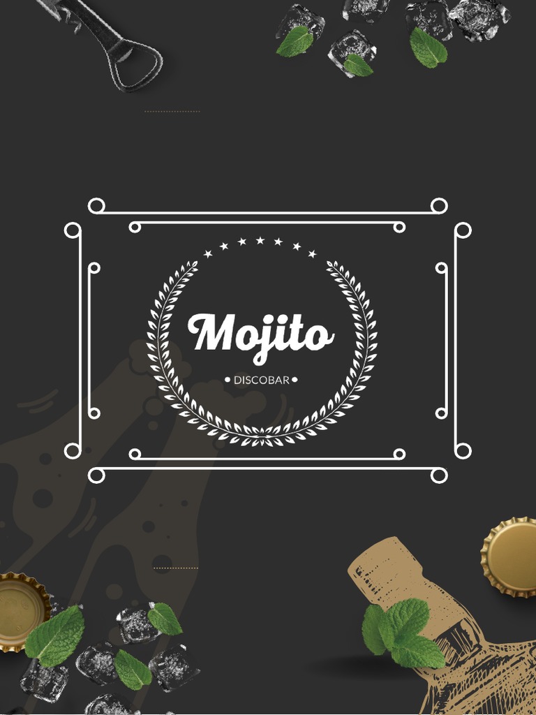 Carta-Mojito-Disco-Bar | PDF | Bebidas alcohólicas | Bebidas Destiladas