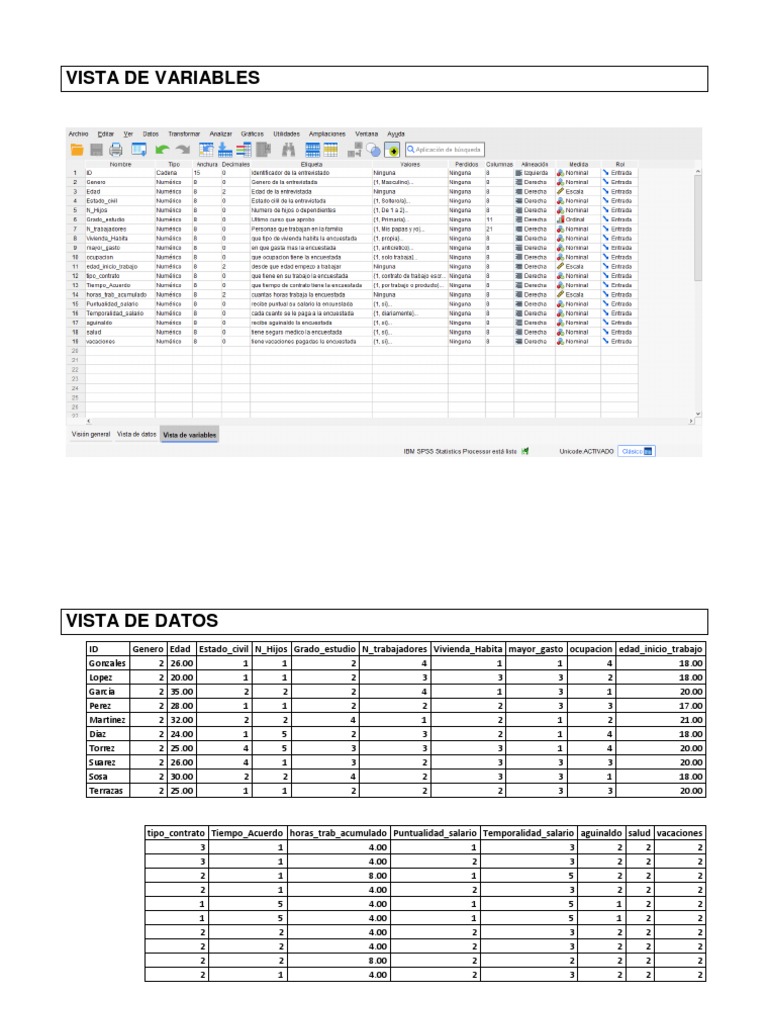 EJERCICIO SPSS | PDF