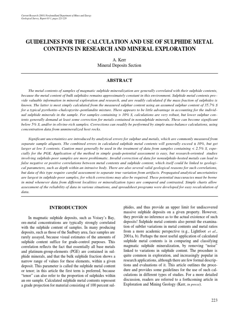 OT - PAP - A.Kerr - 2003 - Guidelines For The Calculation and Use of ...
