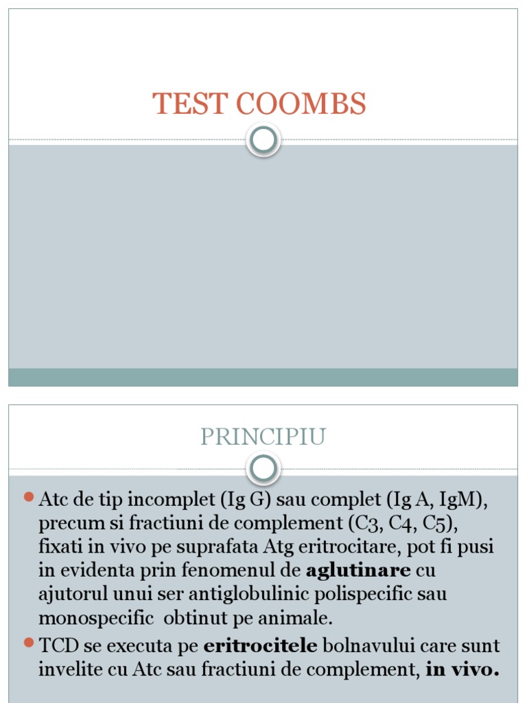 Test Coombs | PDF