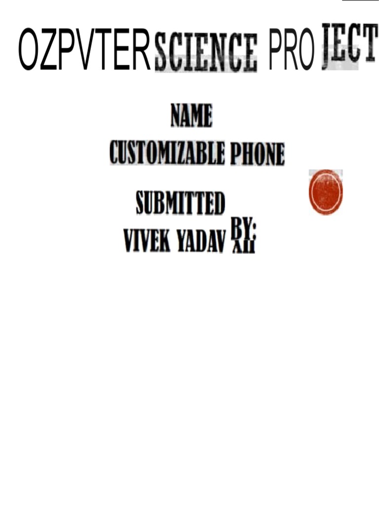 PROJECT - Computer Science Project - NAME - Vivek Yadav - SECTION - F ... PROJECT - Computer Science Project - NAME - Vivek Yadav - SECTION - F ...