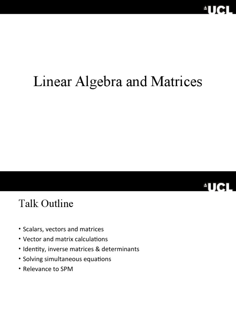 Linear Algebra | PDF | Matrix (Mathematics) | Determinant Linear Algebra | PDF | Matrix (Mathematics) | Determinant
