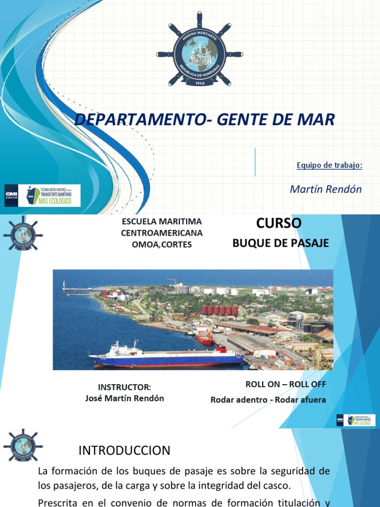 Presentacion Buque de Pasaje 2023 | PDF