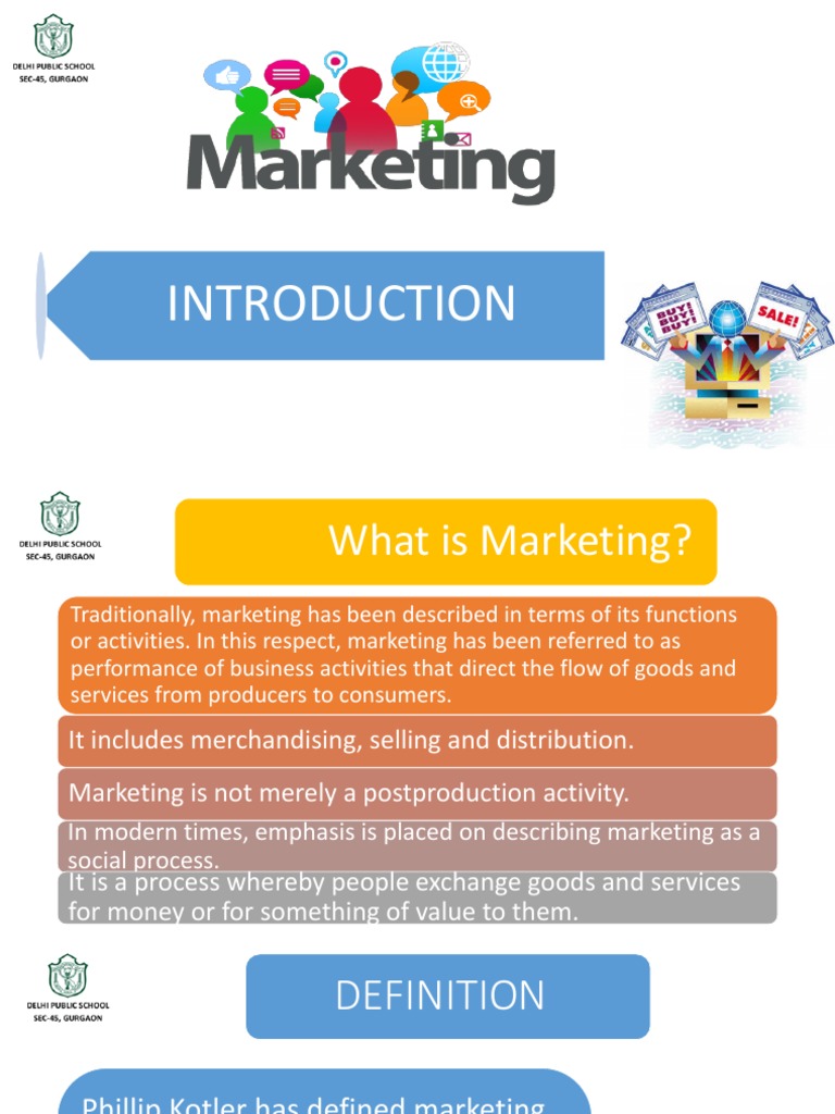Marketing - 1 - Introduction | PDF | Marketing | Sales