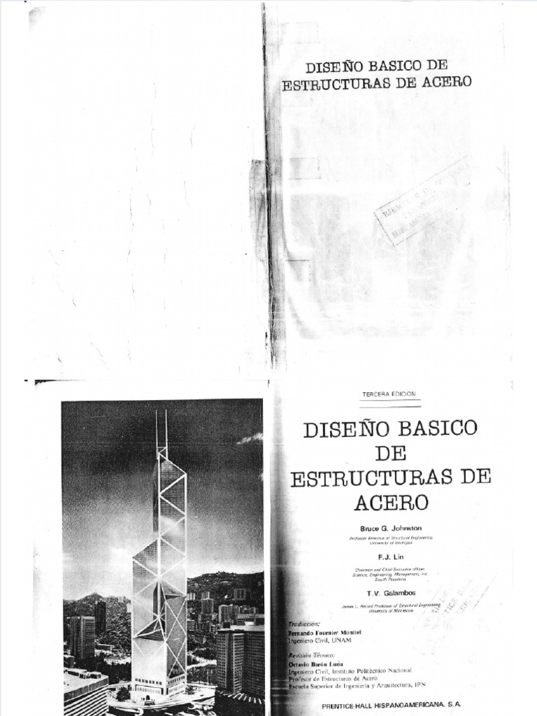 Dokumen - Tips Libro Diseno Basico de Estructuras de Acero Johnston Galambos Lee | PDF | Viga ...