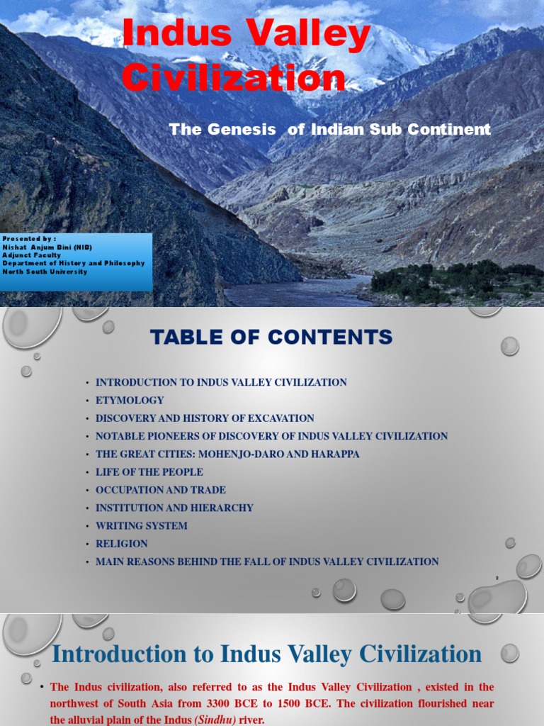 Topic 5 Indus Valley Civilization-1-1 | PDF