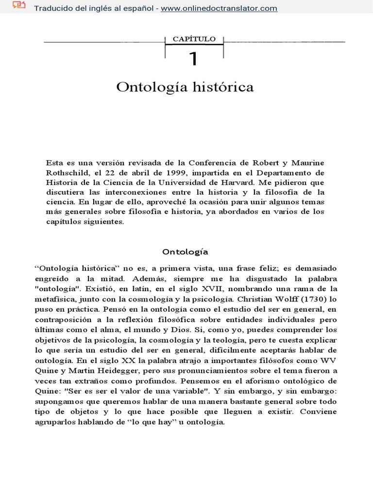 Ian Hacking - 1.en - Es | PDF