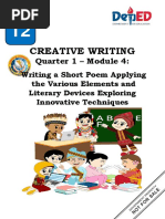 Creative Writing Module Quarter 2 | PDF | Intertextuality | Learning