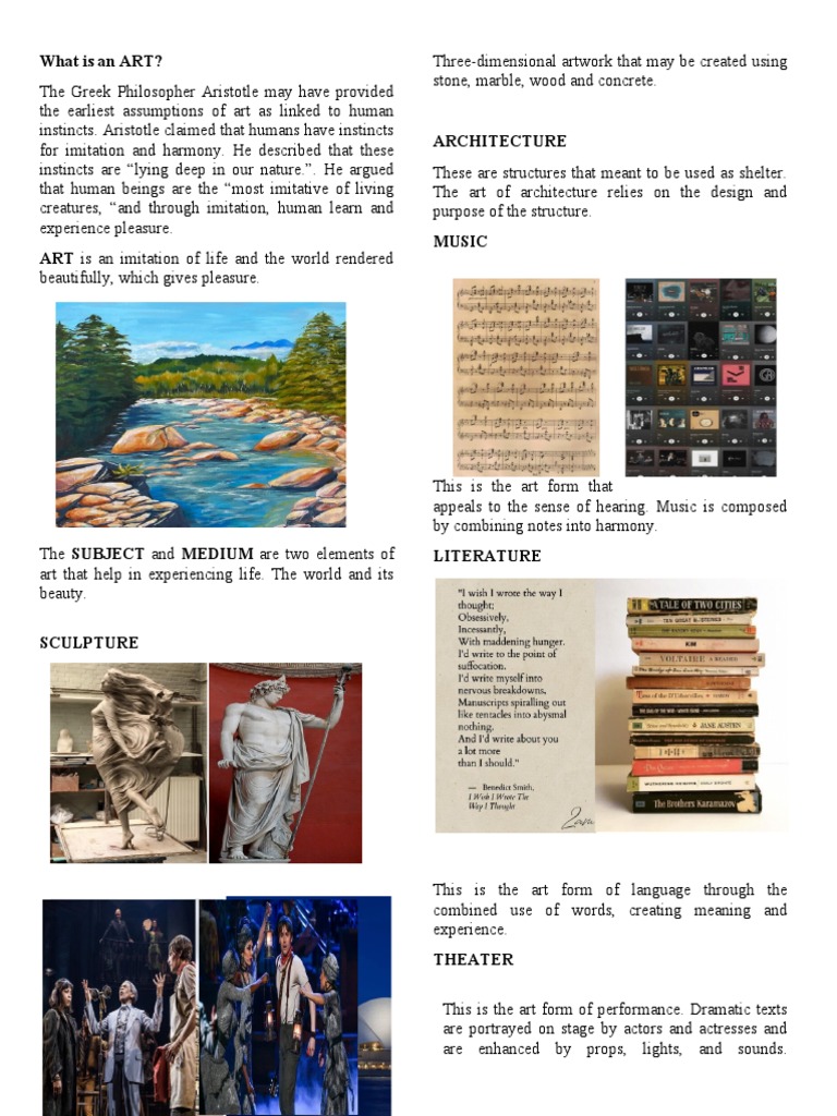 Contemporary Arts Notes | PDF