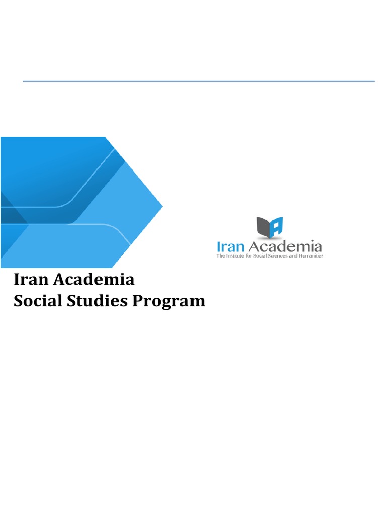 Iran Academia Social Studies Program | PDF